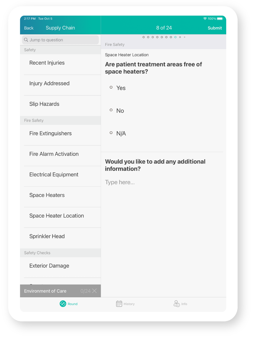 Hospital Location Compliance Rounding Solution - Cipherhealth